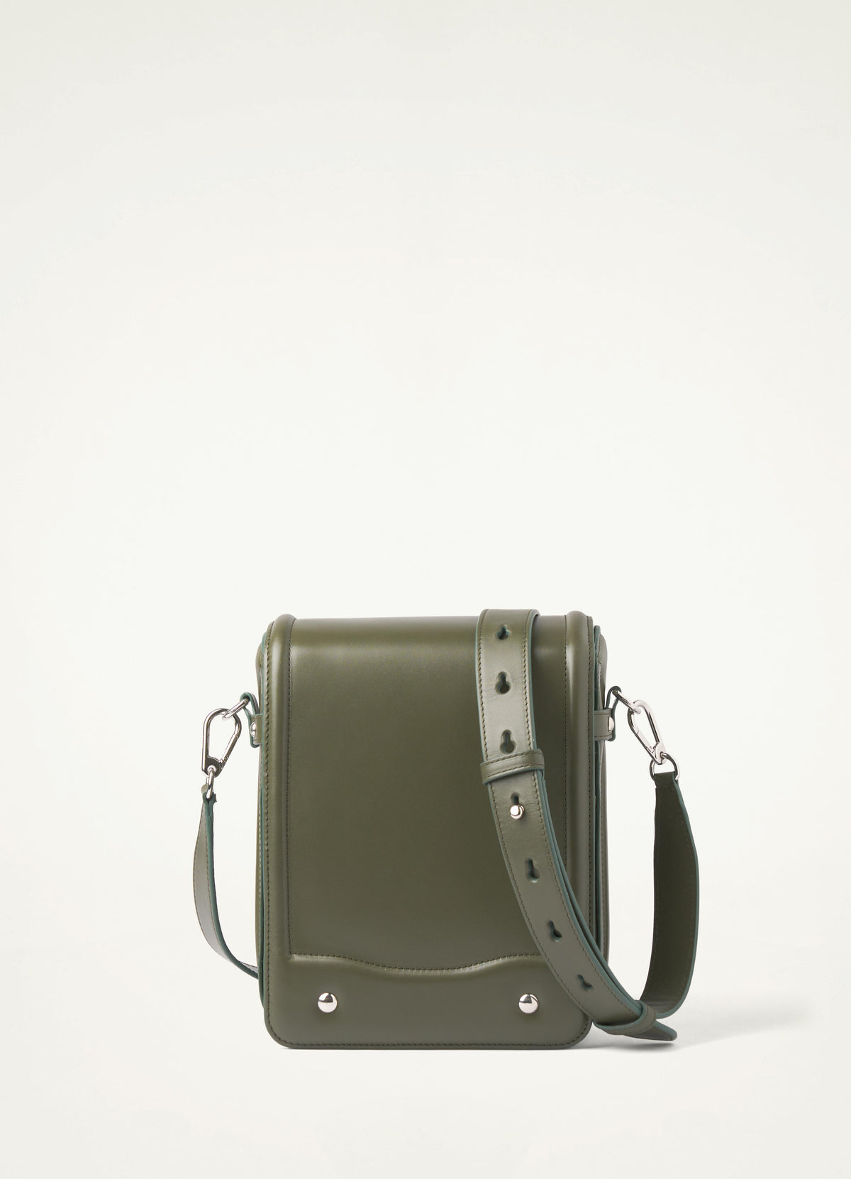 RANSEL SATCHEL CLASSIC - Dark Moss - Glänzendes Leder - Unisex | LEMAIRE