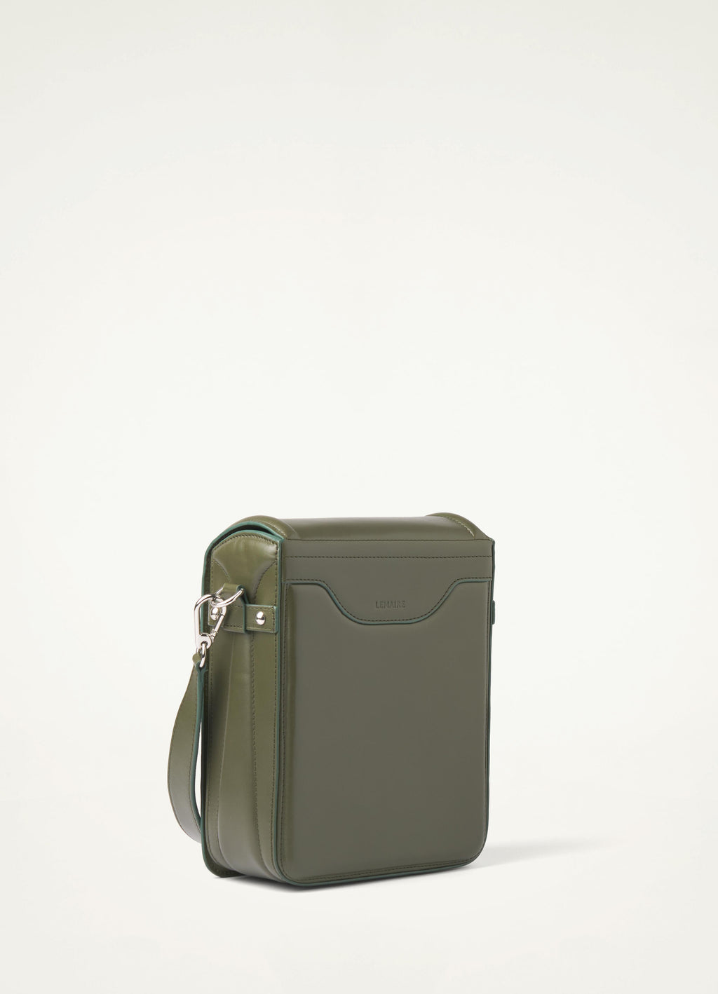 란셀 새철 클래식 - Dark Moss - 광택 가죽 - 유니섹스 | LEMAIRE