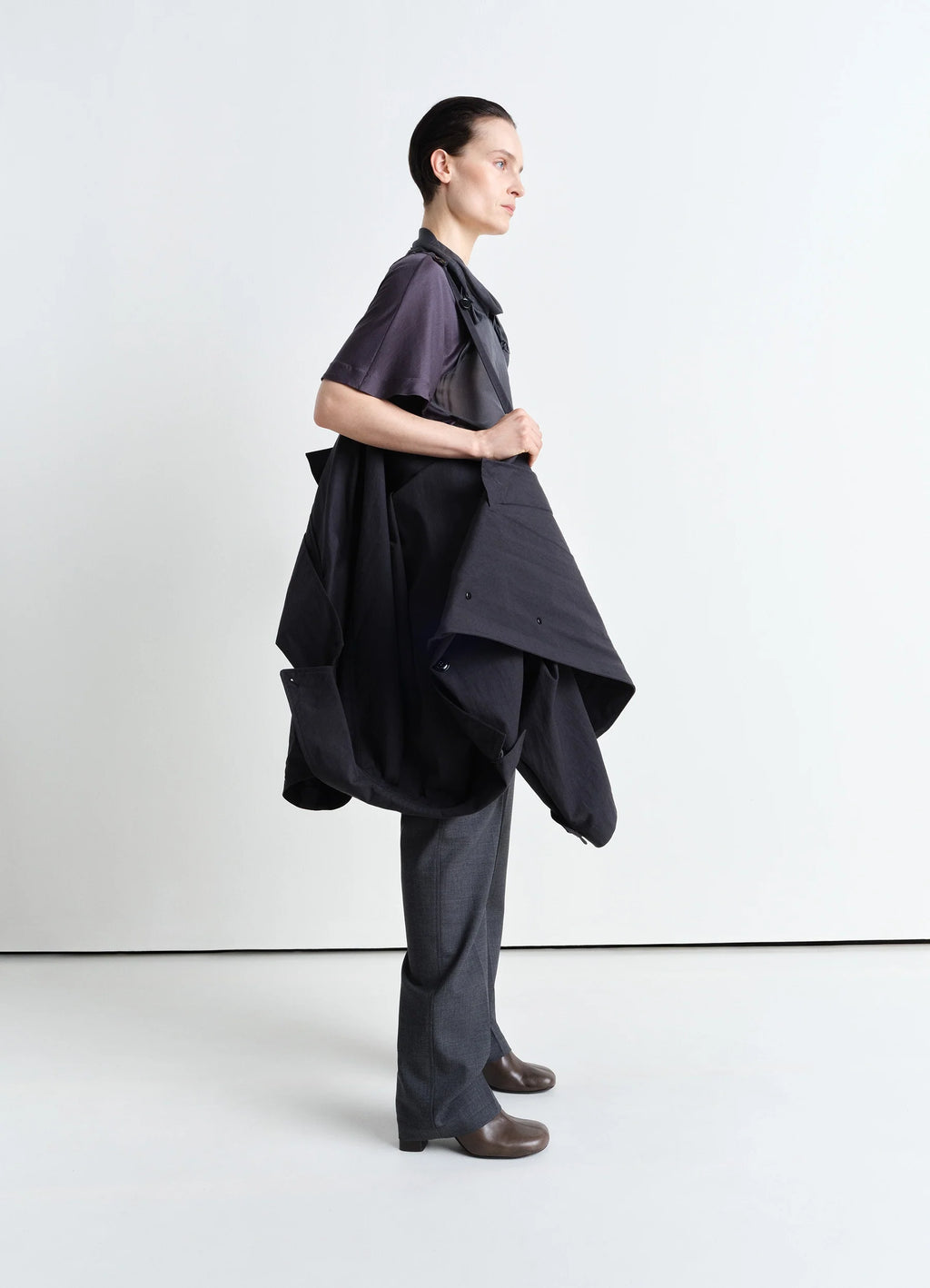 CAR-COAT - Zinc - Wr Tumbled Cotton - Unisex | LEMAIRE