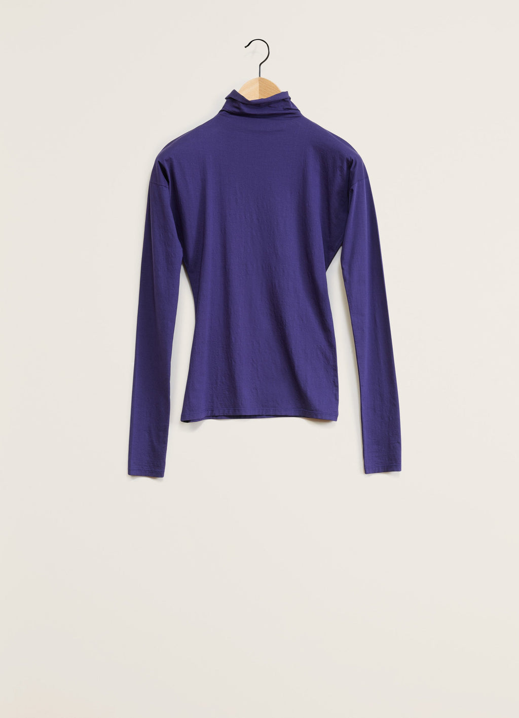 T-Shirt mit hohem Kragen und zweiter Haut - Purple Iris - Zweite Haut ...